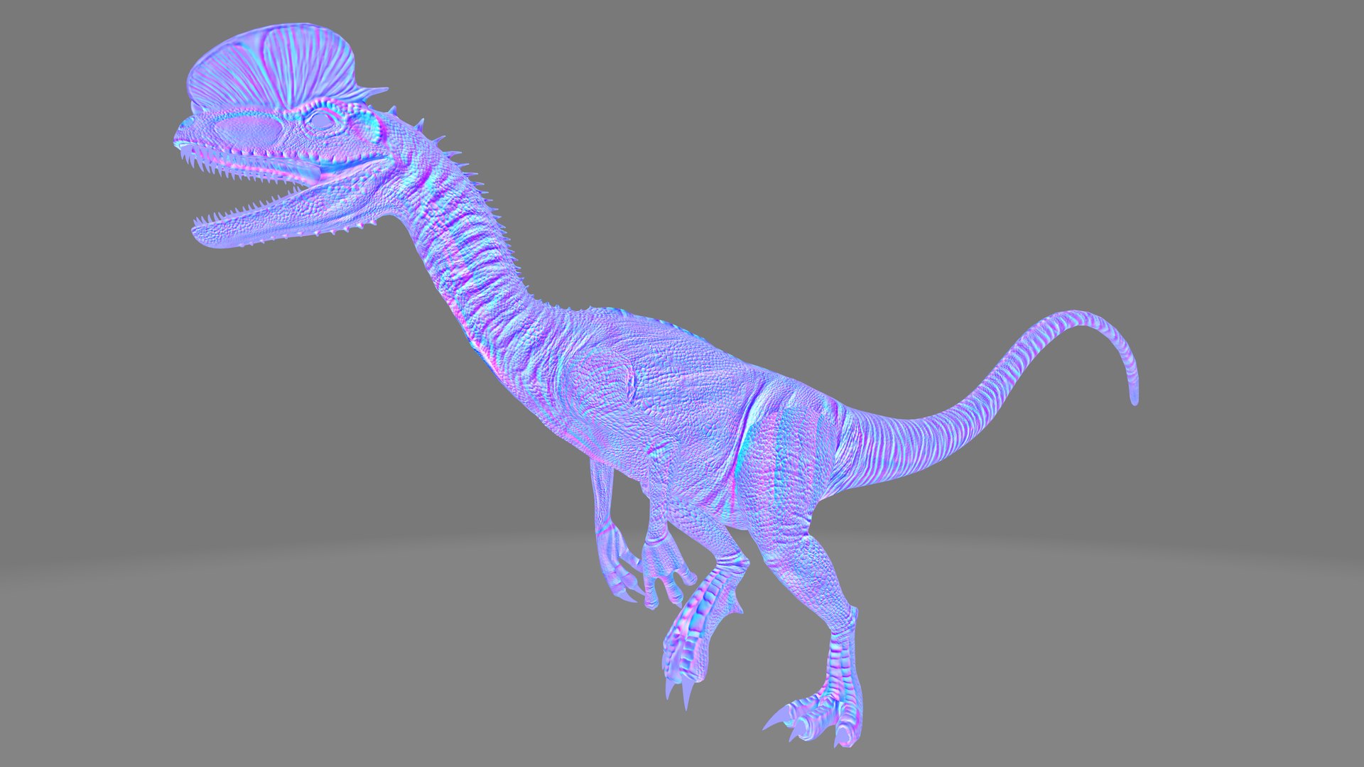 Dilophosaurus Dinosaur 3D - TurboSquid 1987520