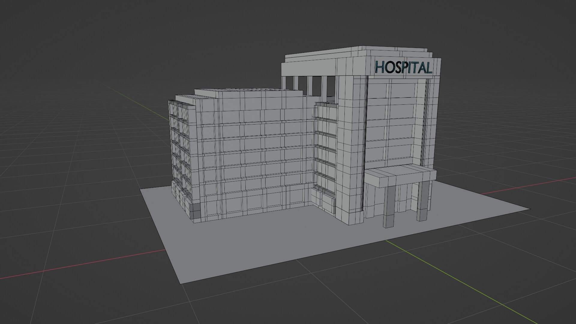 3D Hospital model - TurboSquid 2132183