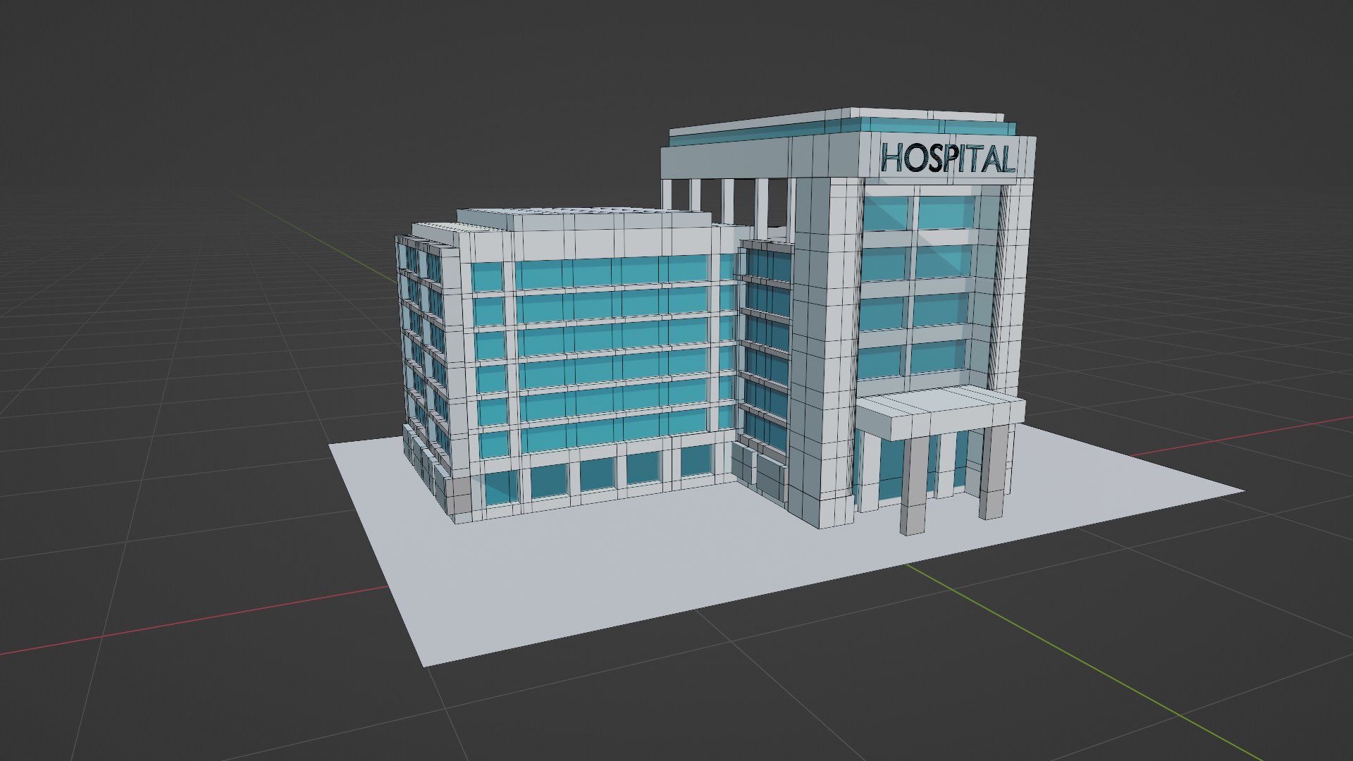3D Hospital model - TurboSquid 2132183