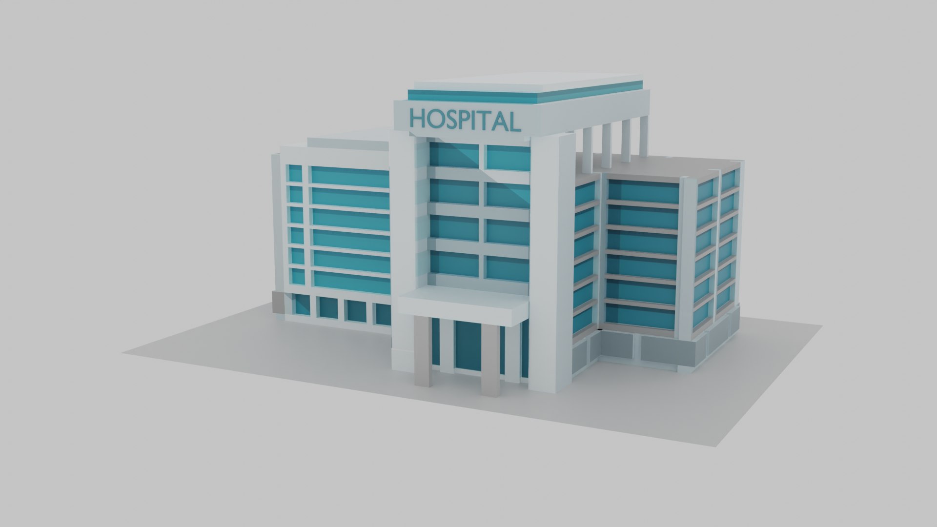 3D Hospital model - TurboSquid 2132183