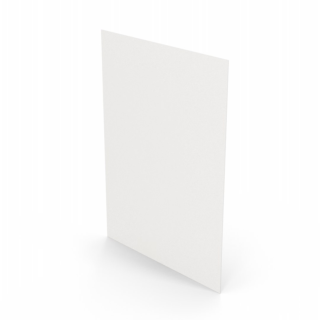 Letter Paper Model - TurboSquid 2271648