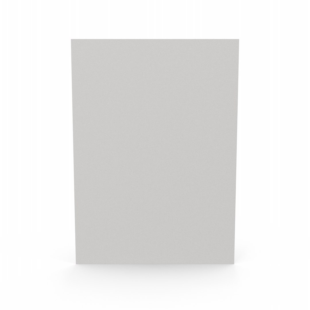 Letter Paper Model - TurboSquid 2271648