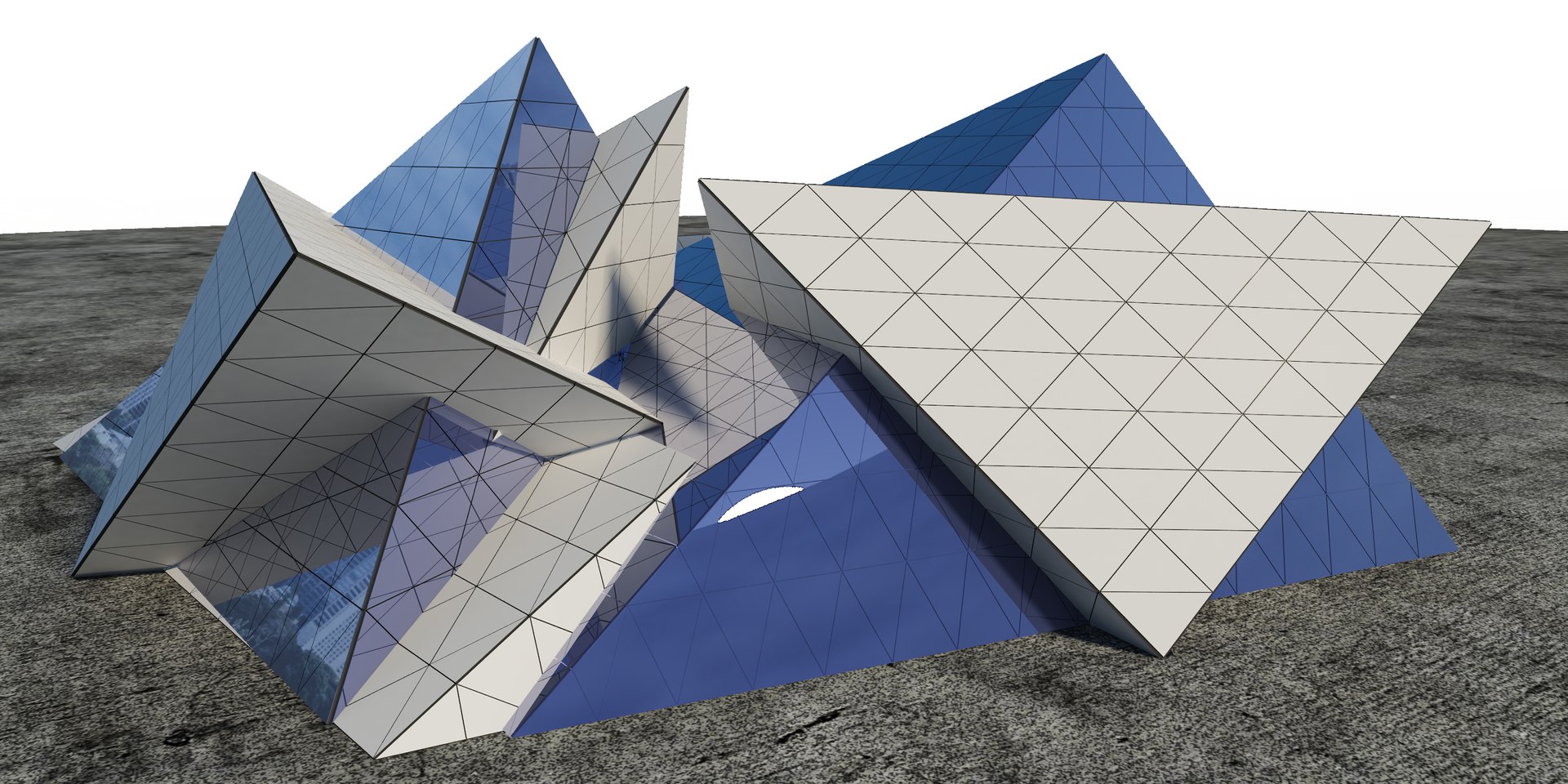 Modern Building Model - TurboSquid 1288497
