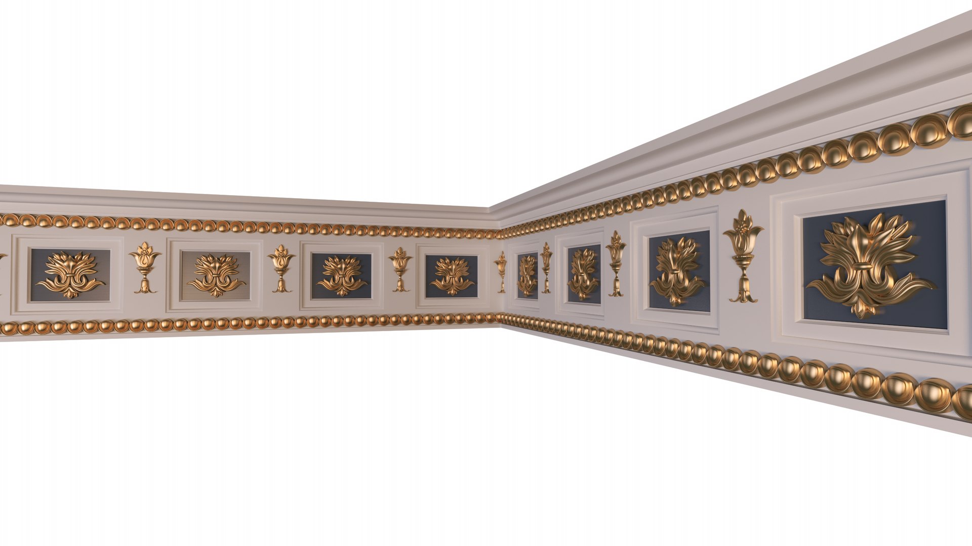 3D Corniche Design Ceiling Model - TurboSquid 1770948