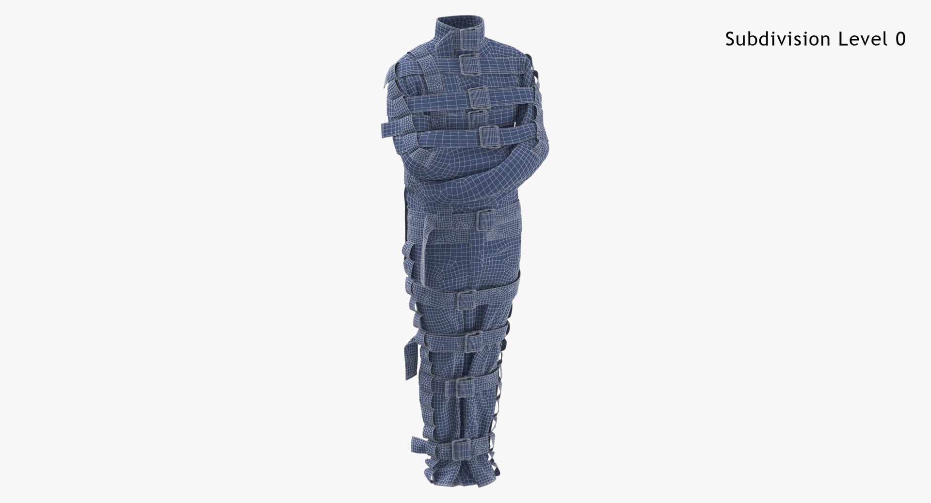 Straight Jacket 01 Model - TurboSquid 2063780