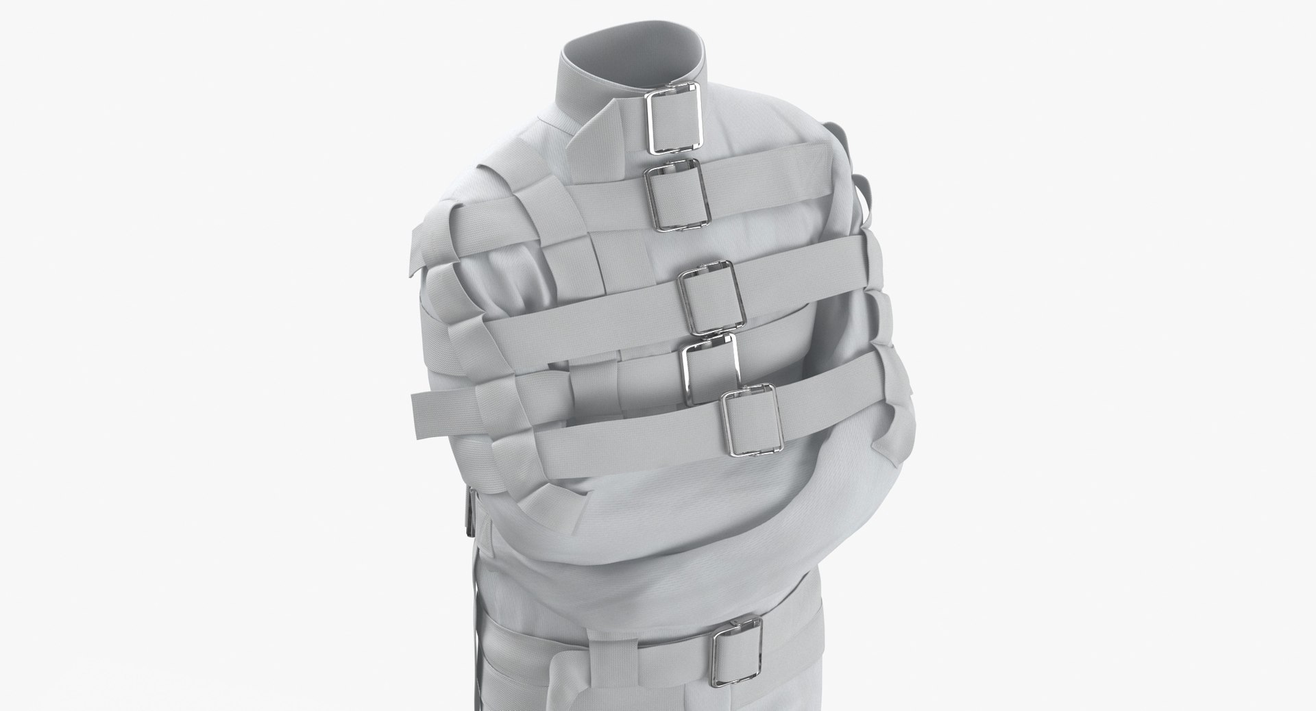Straight Jacket 01 Model - TurboSquid 2063780