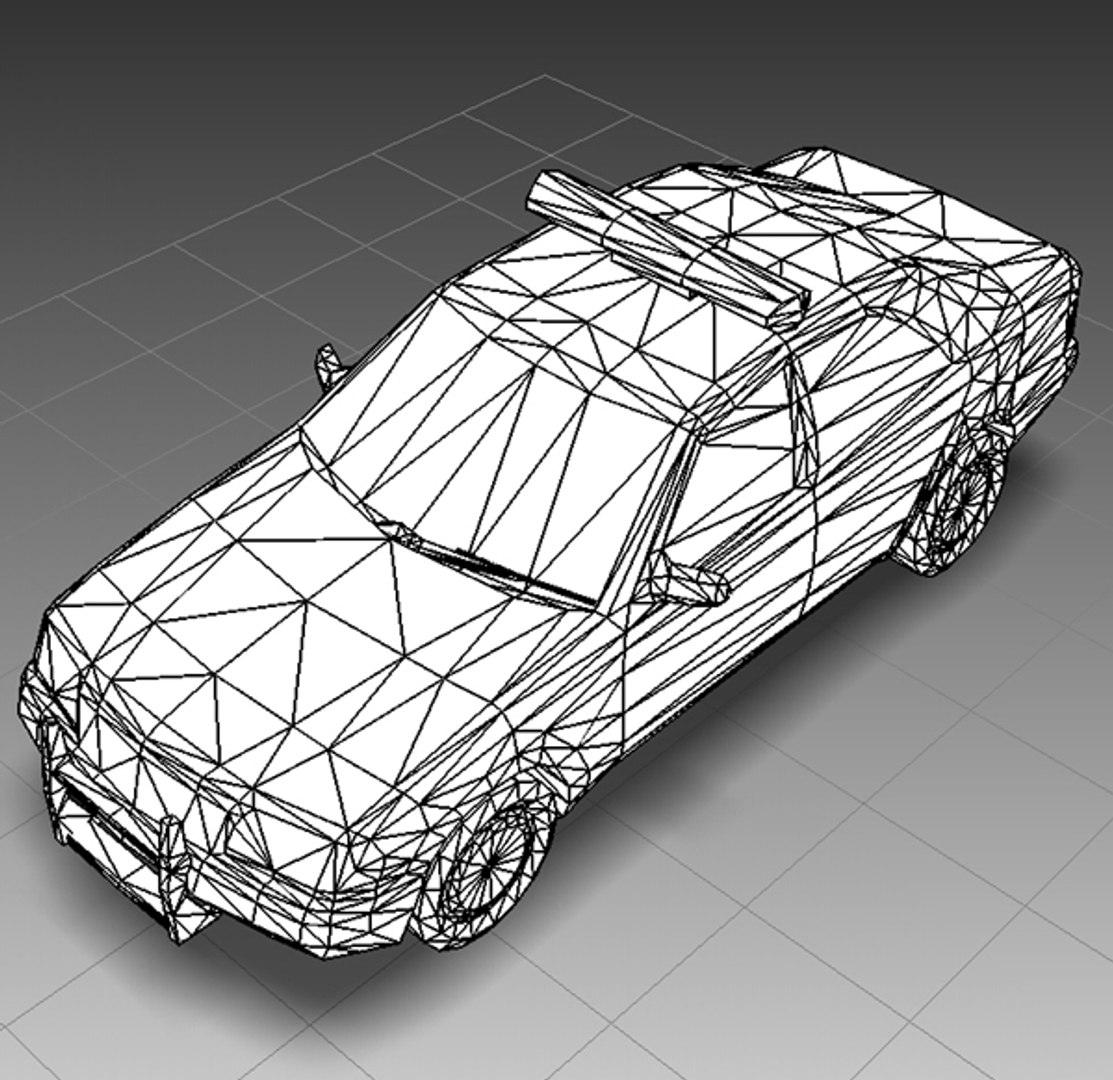 Iraqi Police Car 3d Model