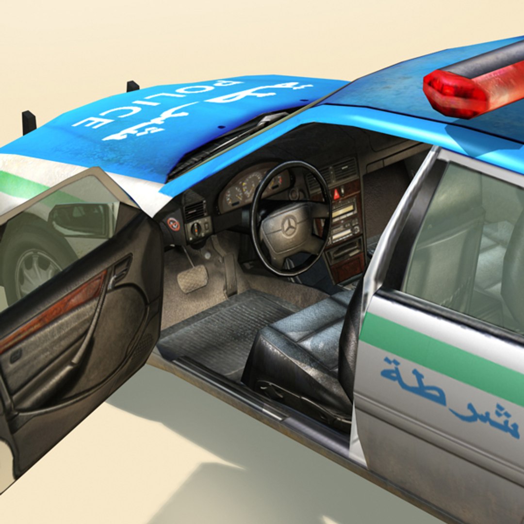 Iraqi Police Car 3d Model