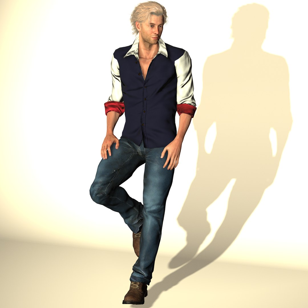 3D Model Realistic Johnnyhero Cw - TurboSquid 1520367