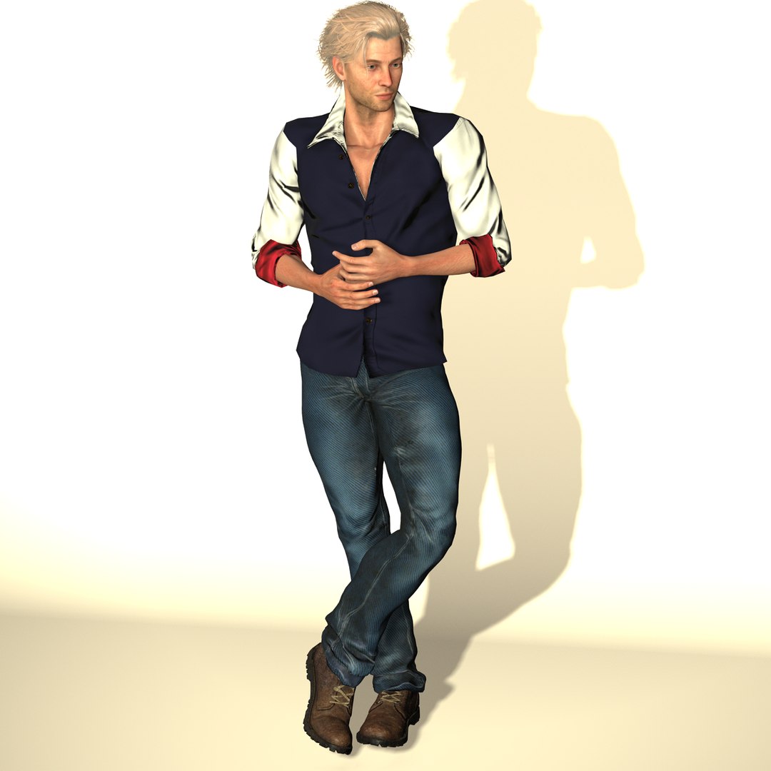 3D Model Realistic Johnnyhero Cw - TurboSquid 1520367