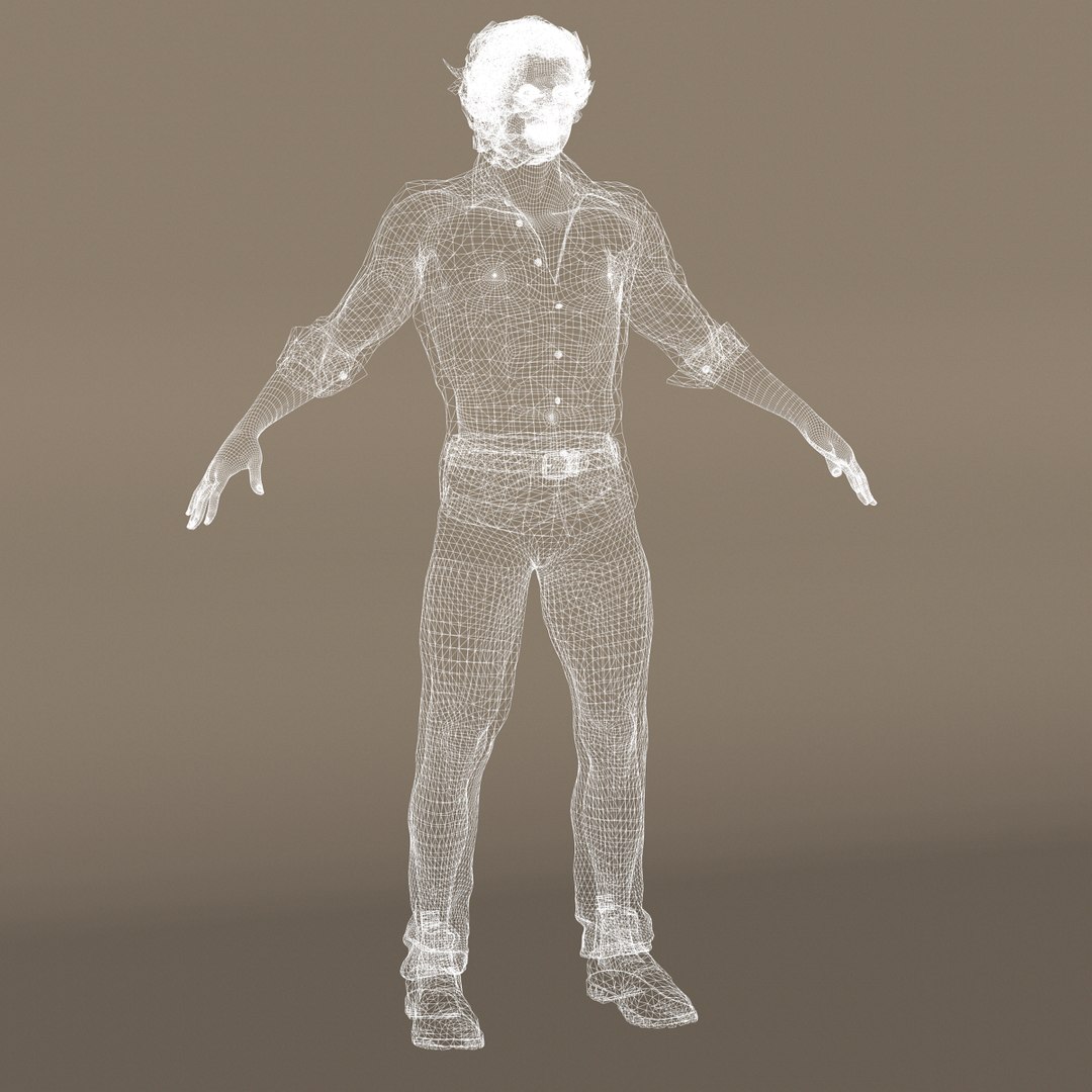 3D Model Realistic Johnnyhero Cw - TurboSquid 1520367