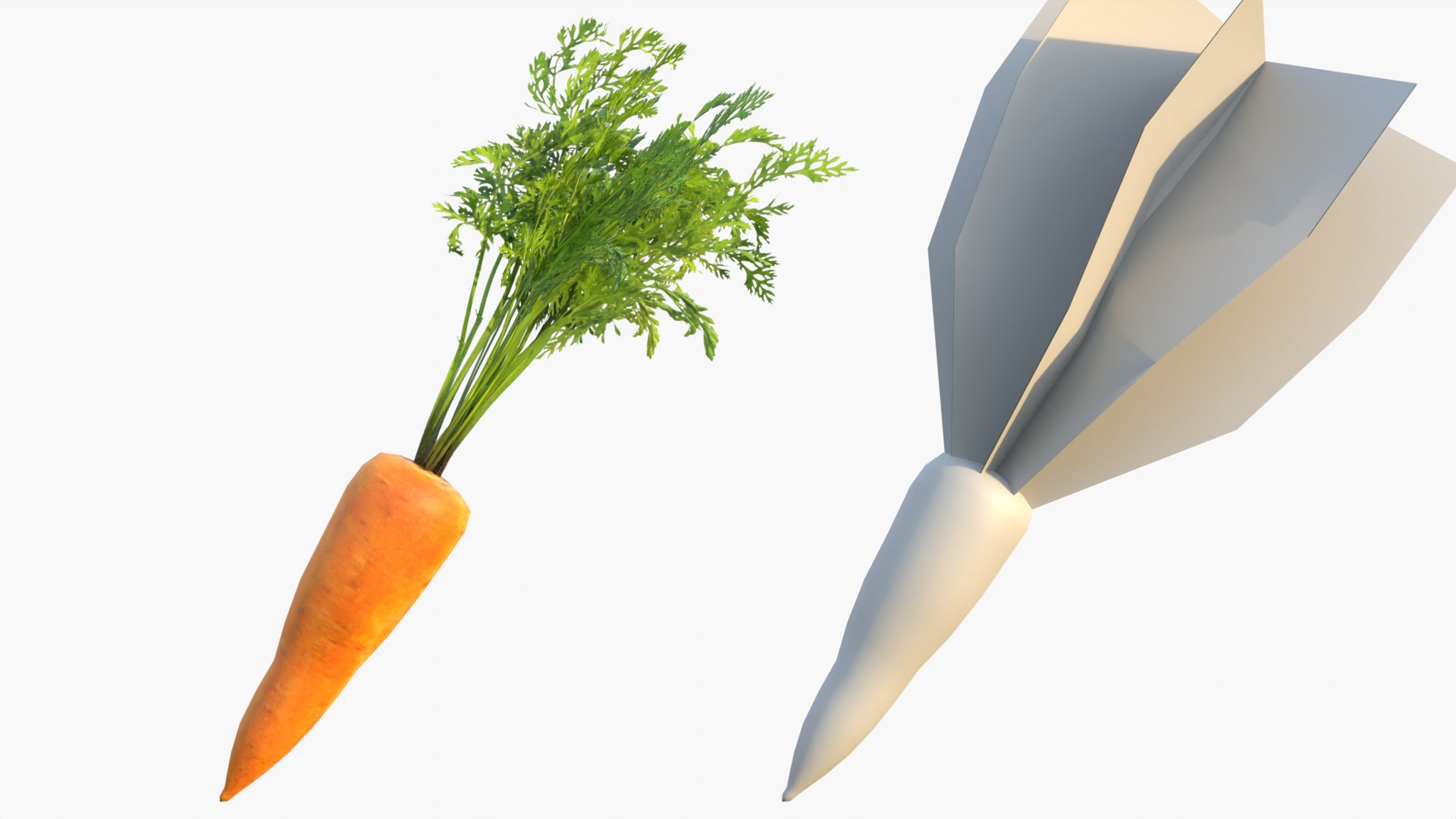 Carrot 3D Model - TurboSquid 2012703