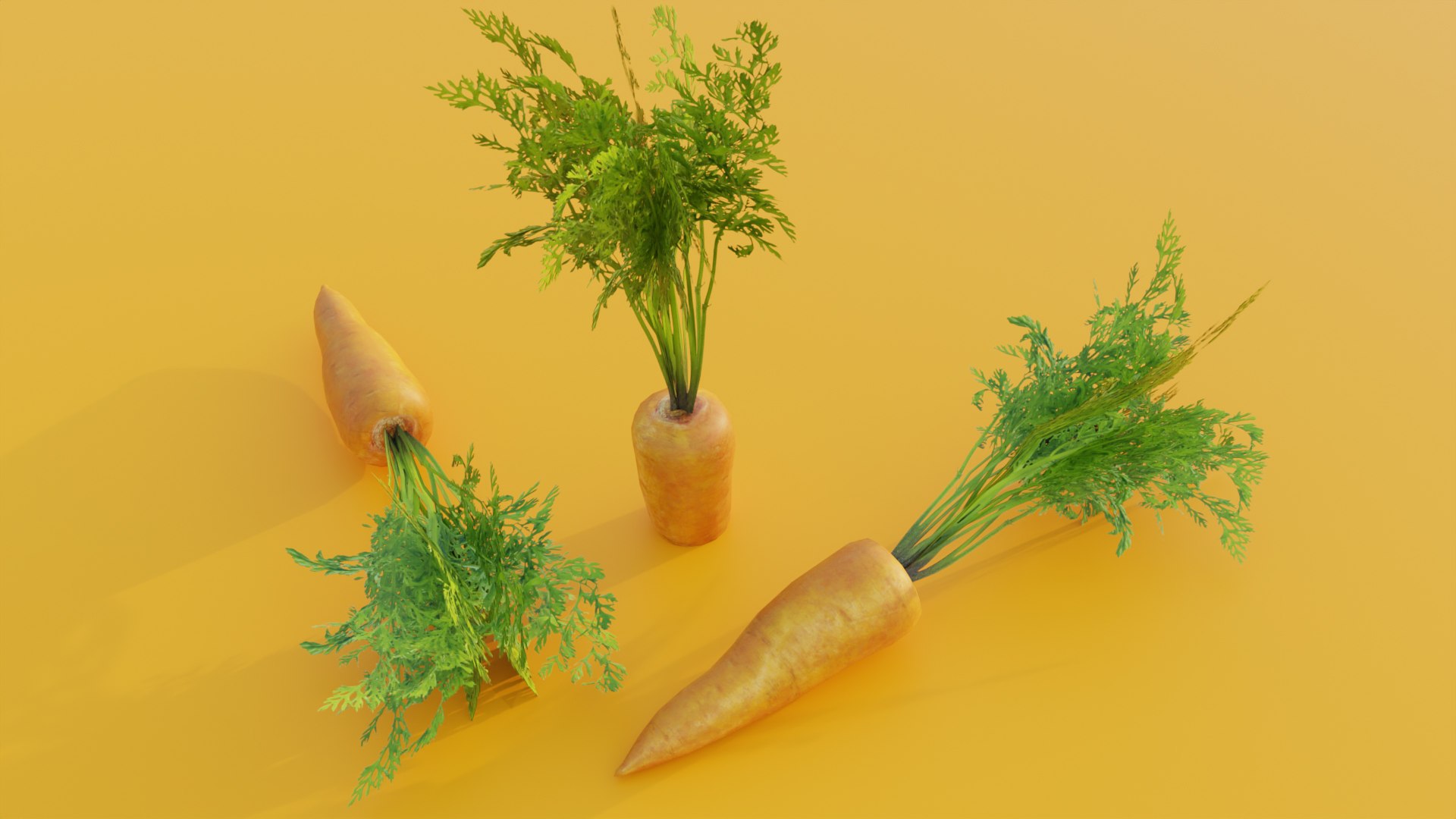 Carrot 3D Model - TurboSquid 2012703