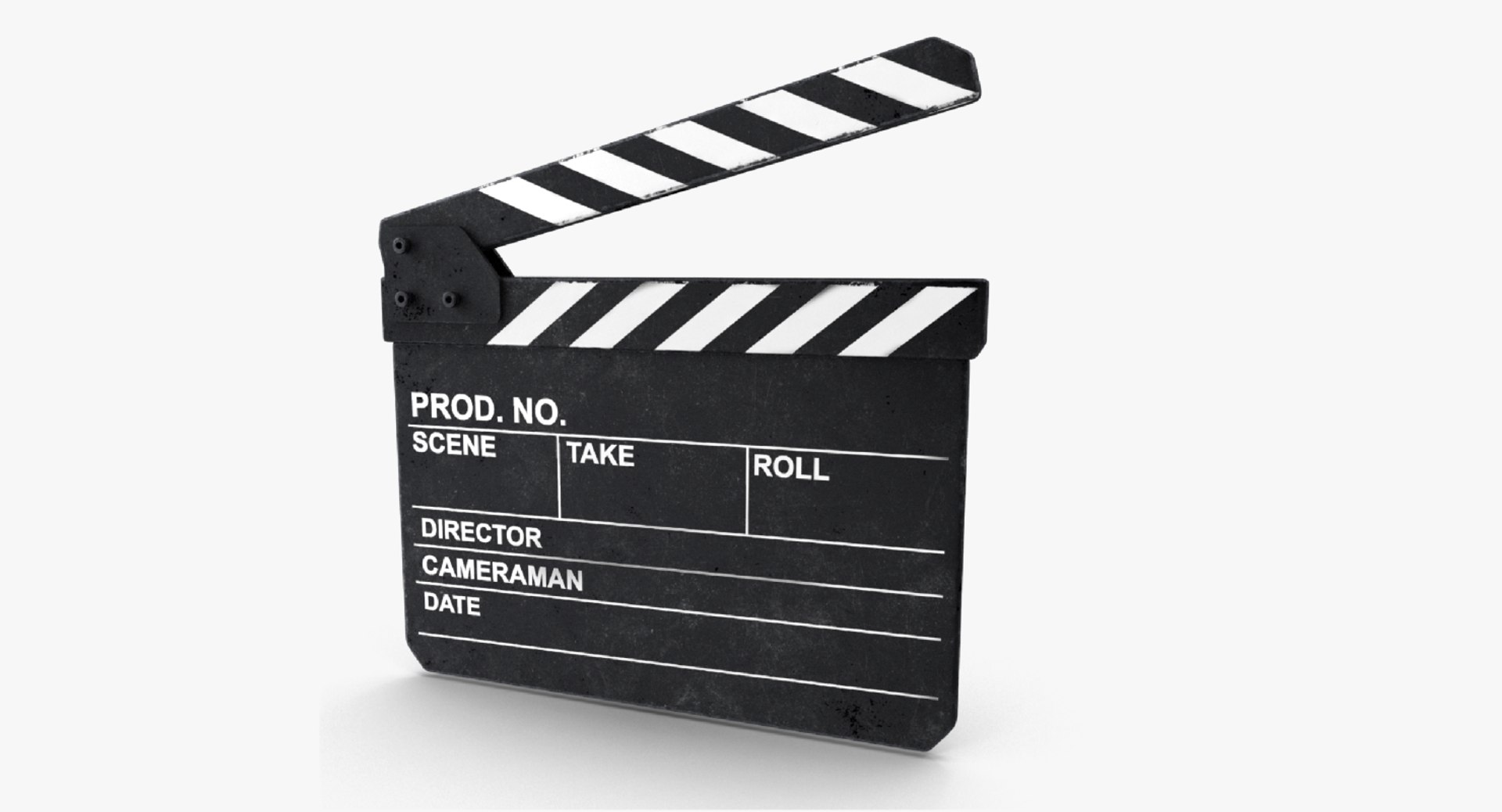 3D Clapper Board - TurboSquid 1237463