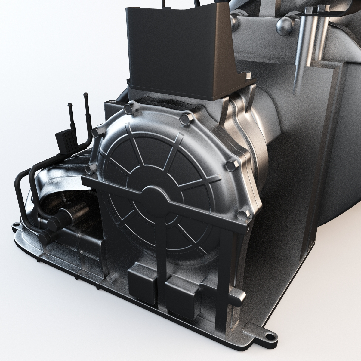 car engine 3d model