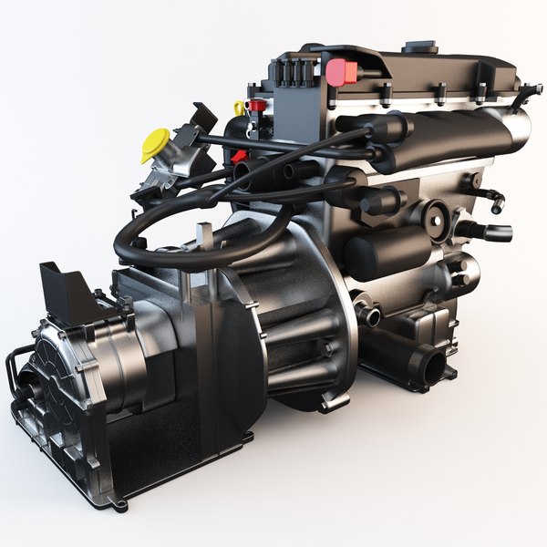 car engine 3d model