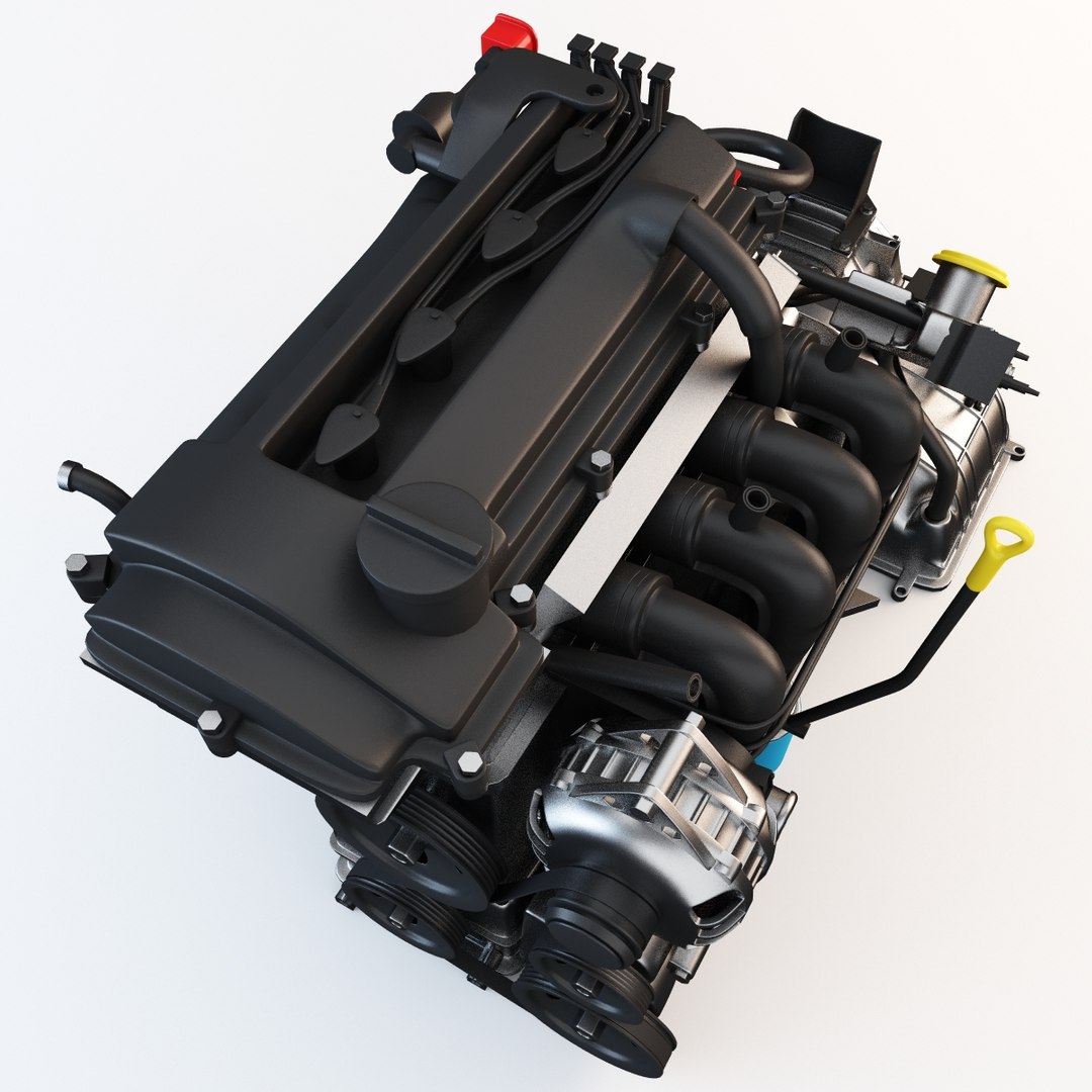 car engine 3d model