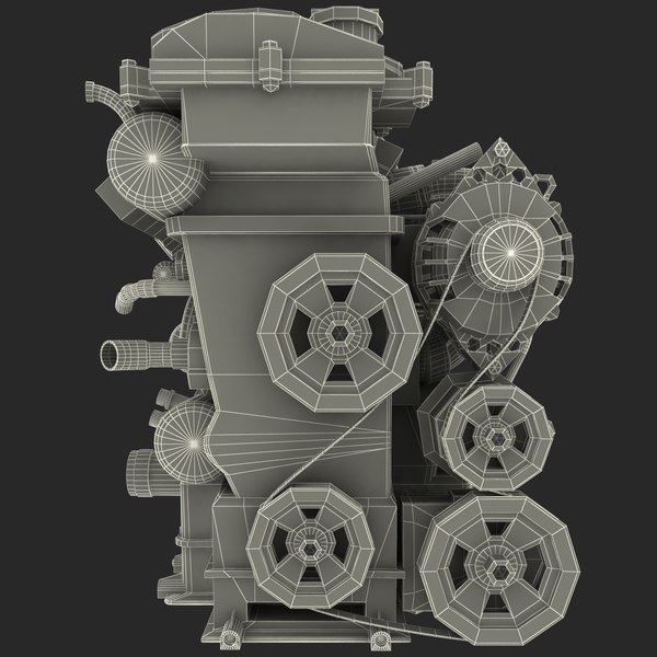 car engine 3d model
