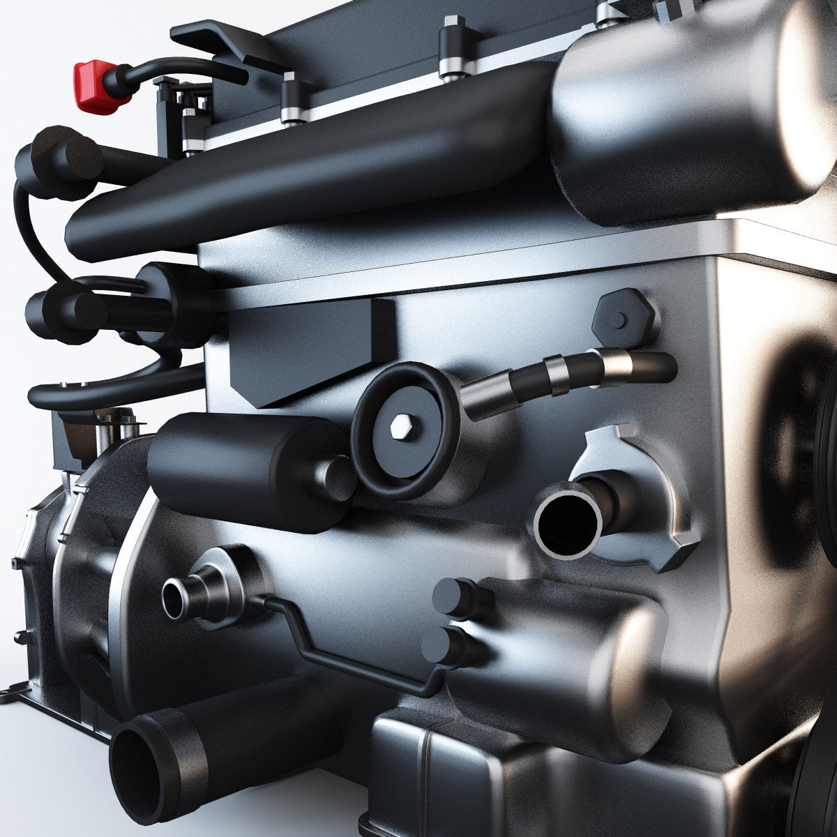 car engine 3d model