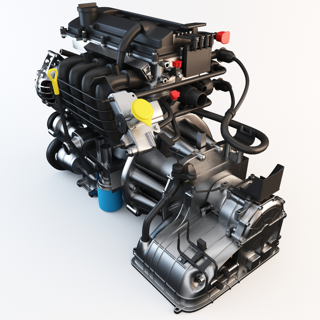 car engine 3d model