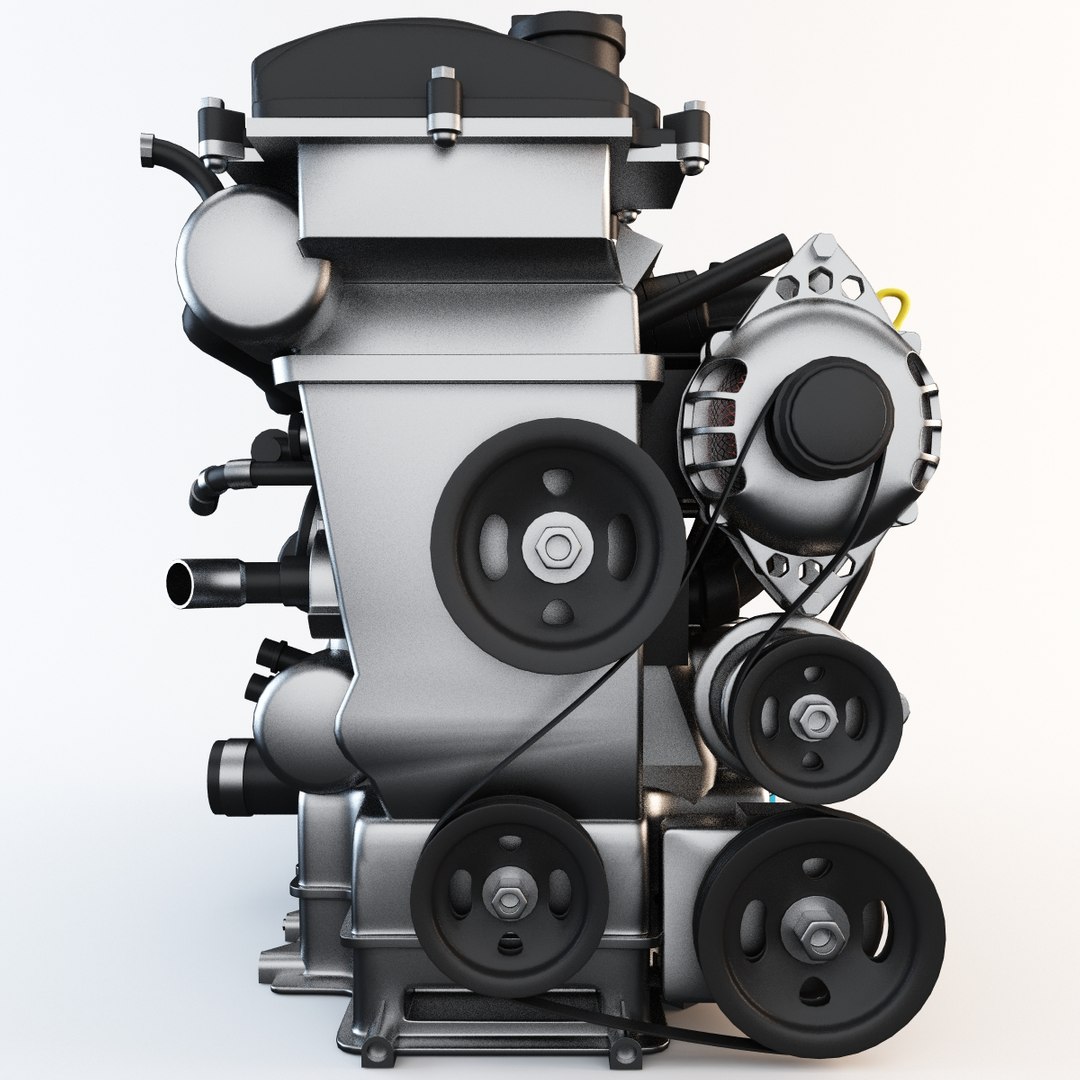 car engine 3d model
