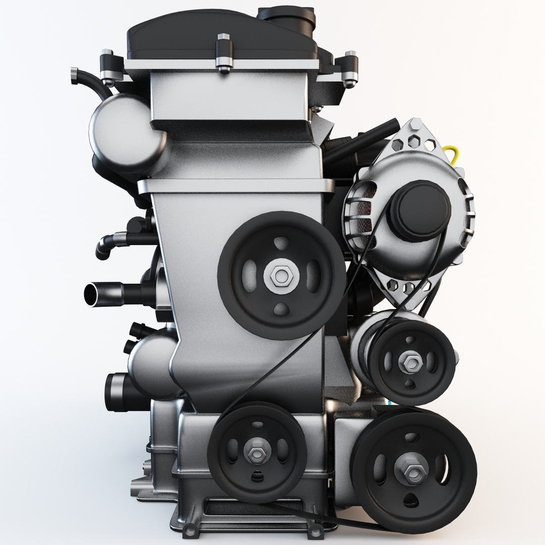 car engine 3d model