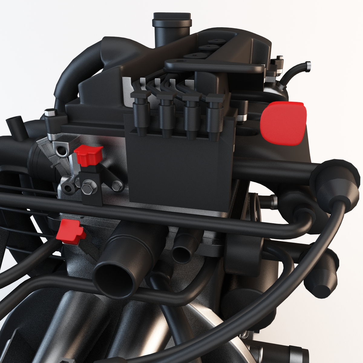 car engine 3d model