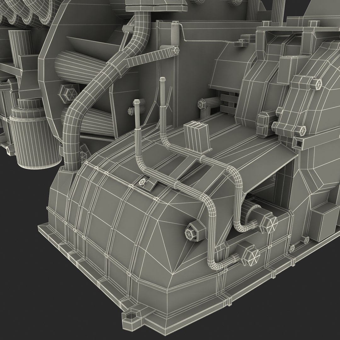 car engine 3d model