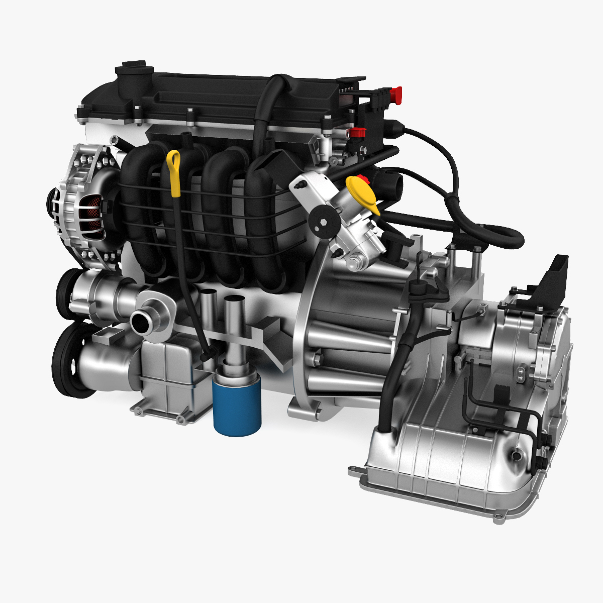 car engine 3d model
