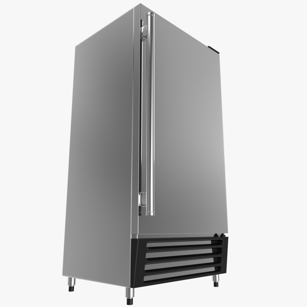 3d industrial fridge model