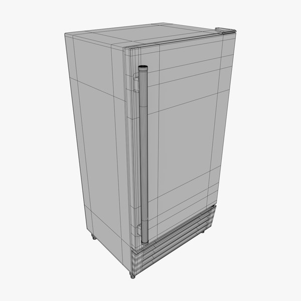 3d industrial fridge model