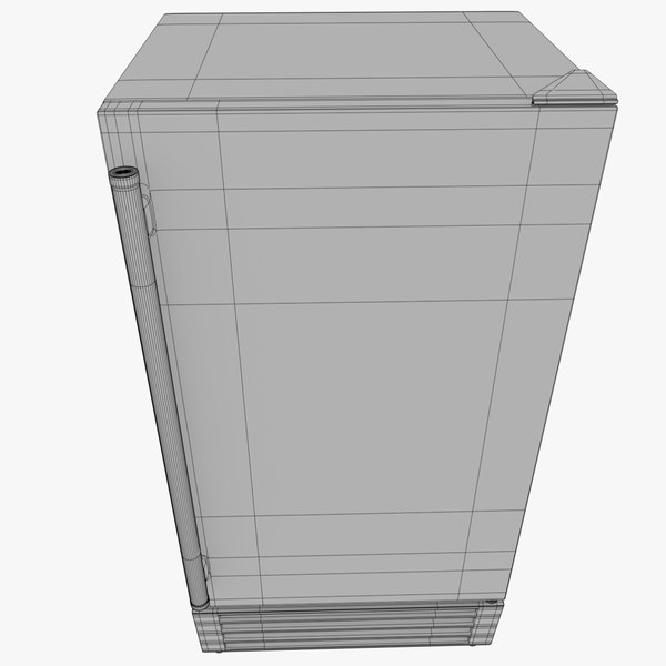 3d industrial fridge model