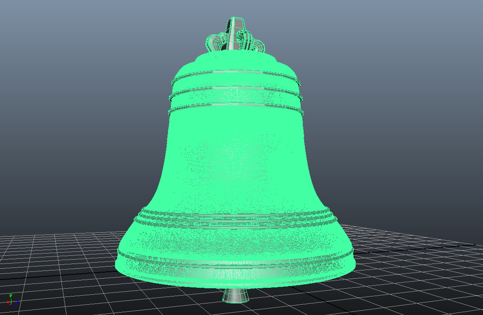 Decorative bell model - TurboSquid 1243689