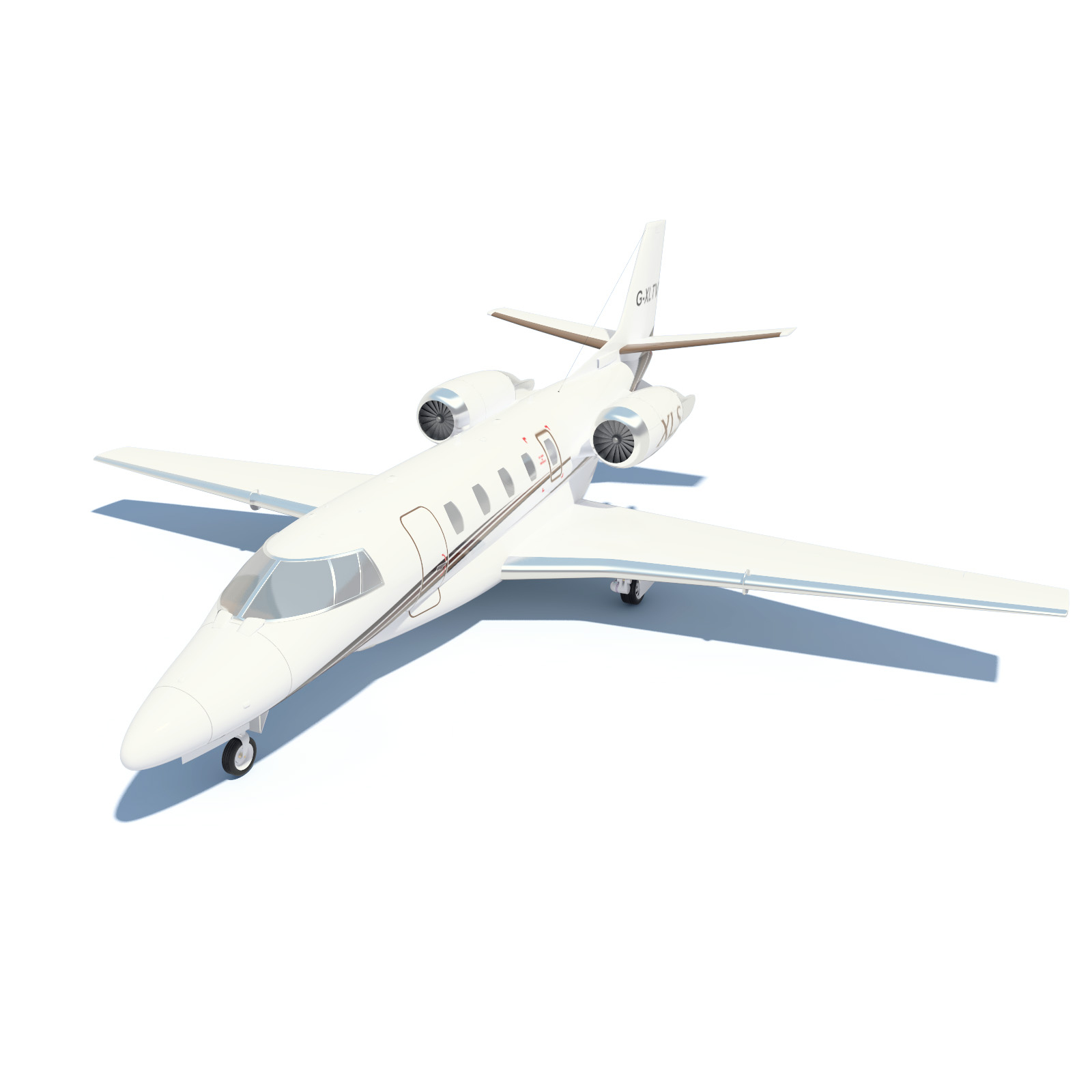 private jets 3d model