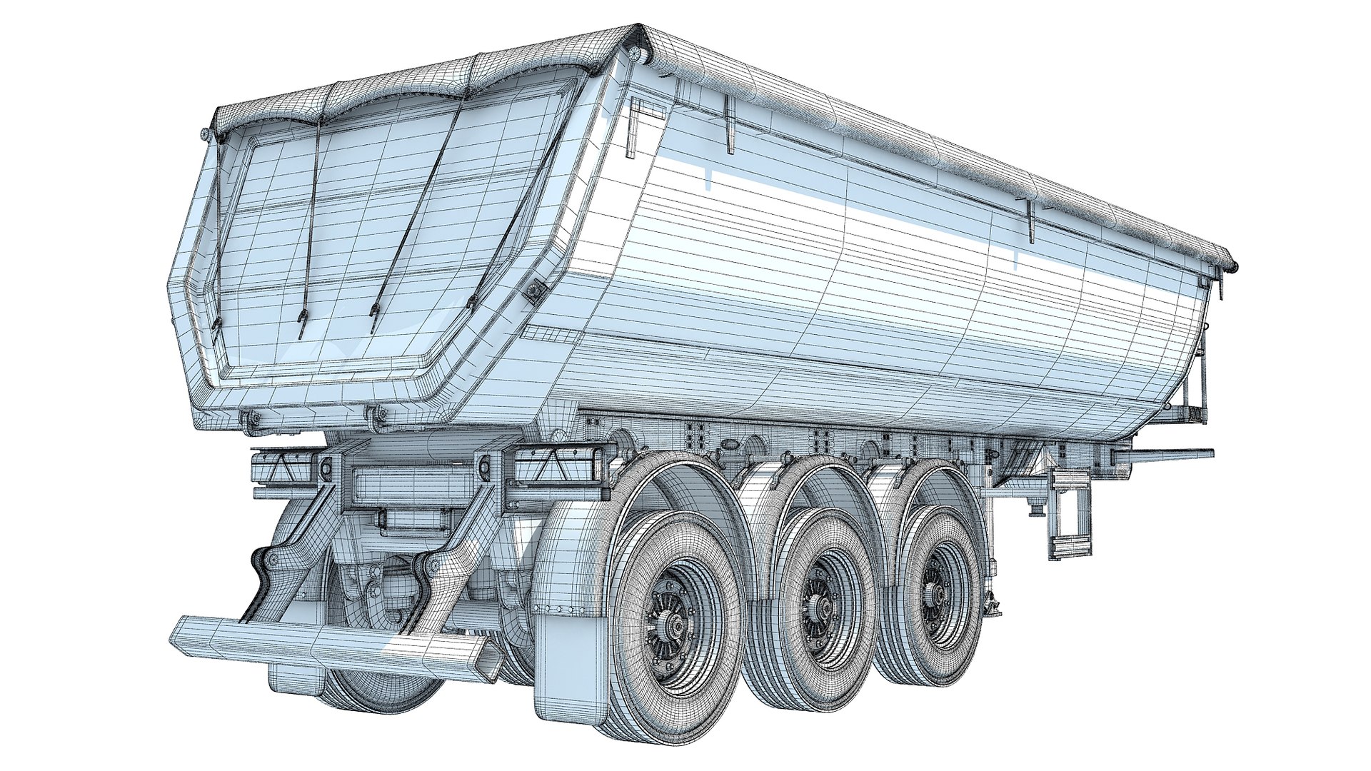 Farm Trailer 3D Model - TurboSquid 2142437