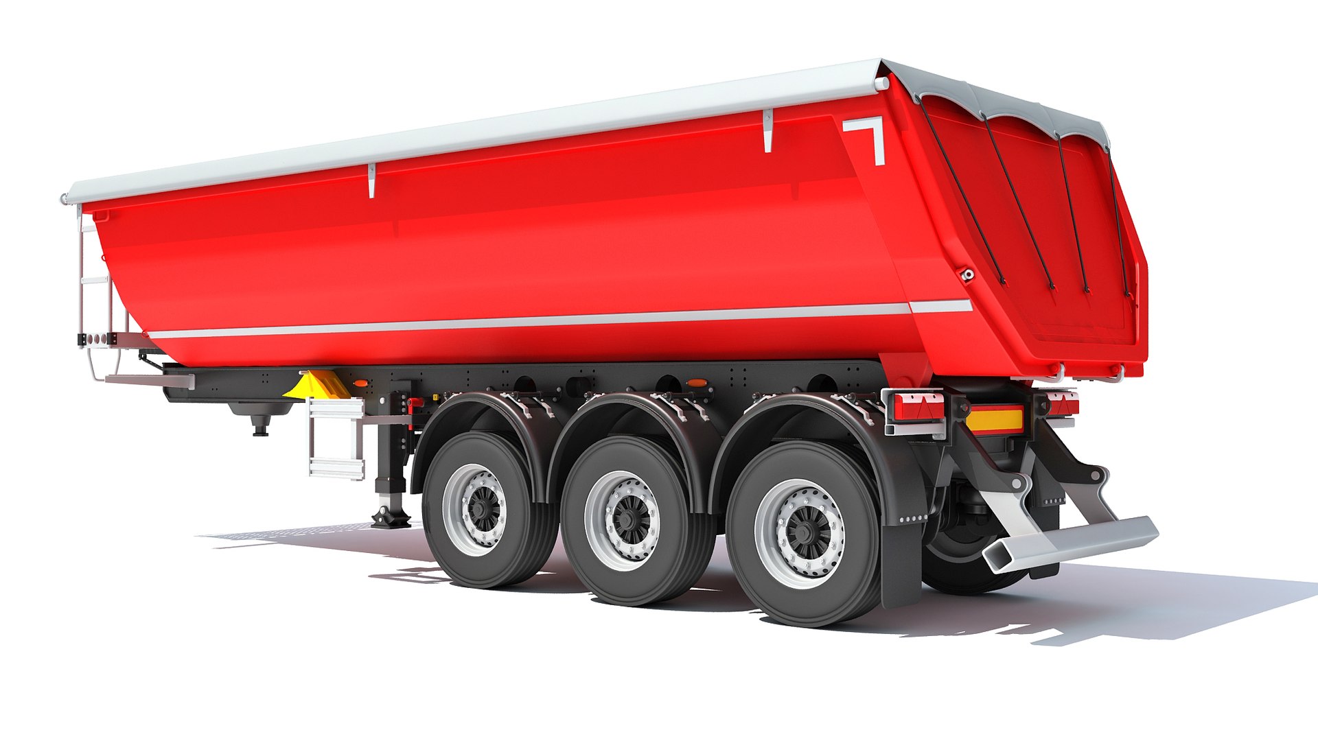 Farm Trailer 3D Model - TurboSquid 2142437