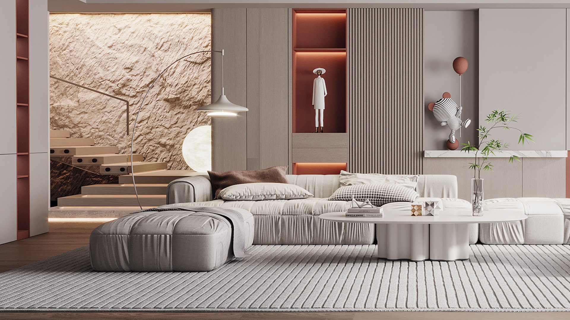 3D Modern Living Room Model - TurboSquid 2076976