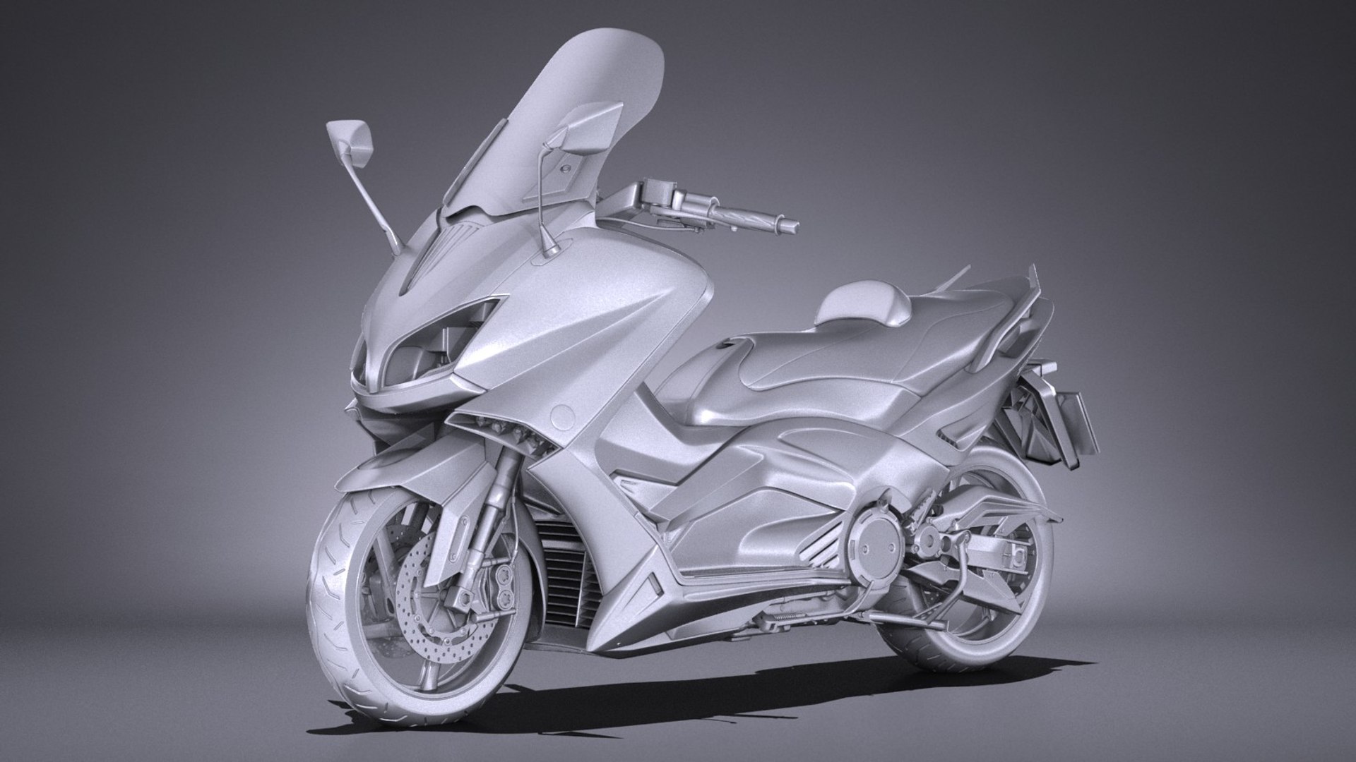 3d Max Yamaha Tmax 2017