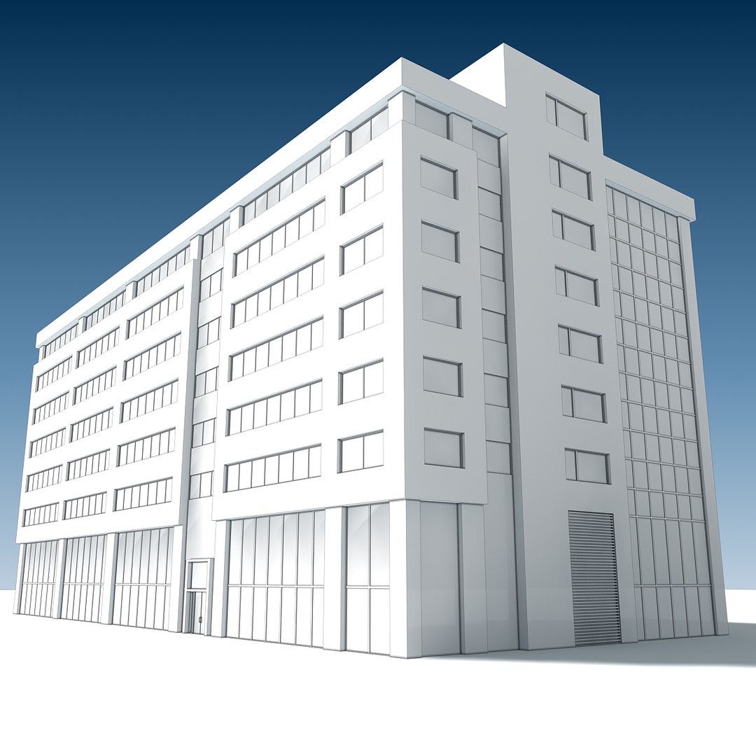 3D Building 29 - TurboSquid 1486645