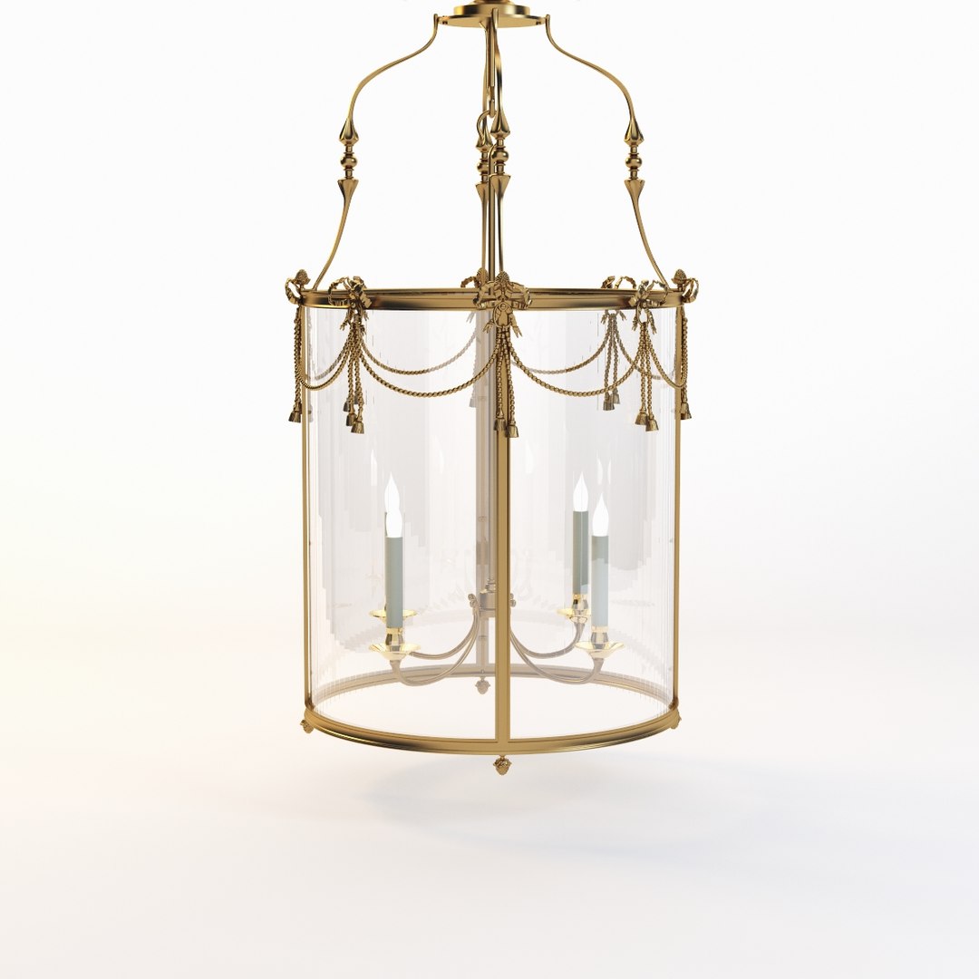 3d model of chandelier classic