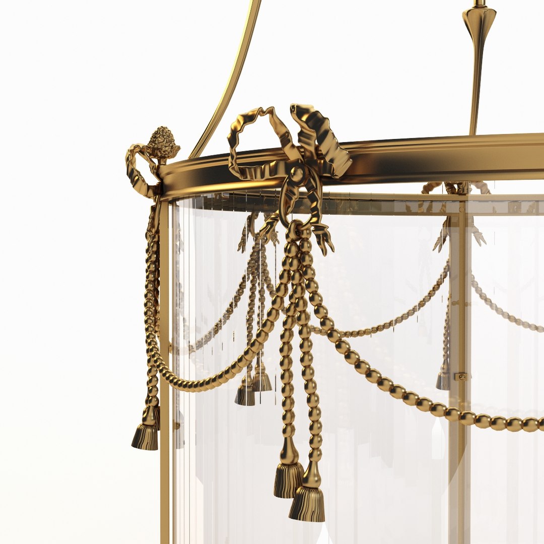 3d model of chandelier classic