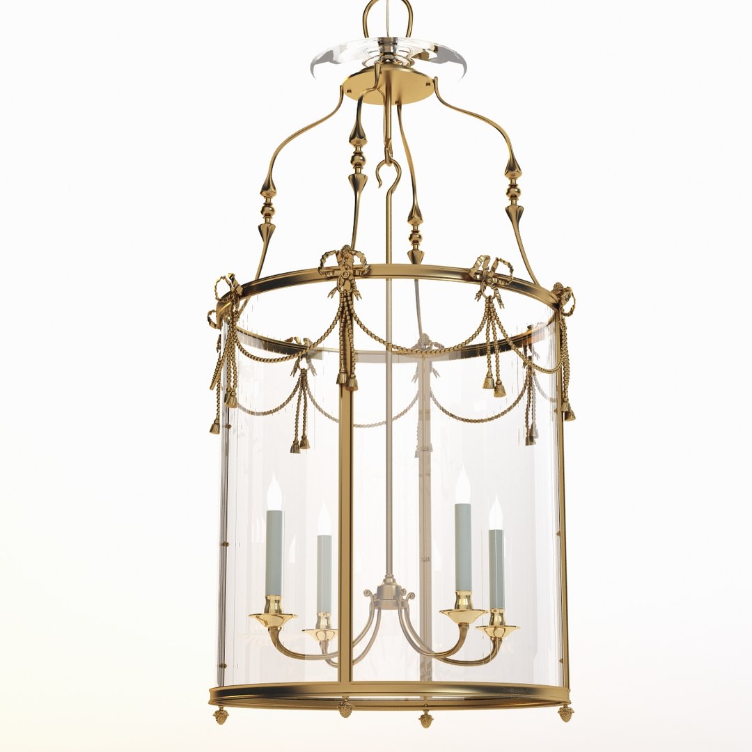 3d model of chandelier classic
