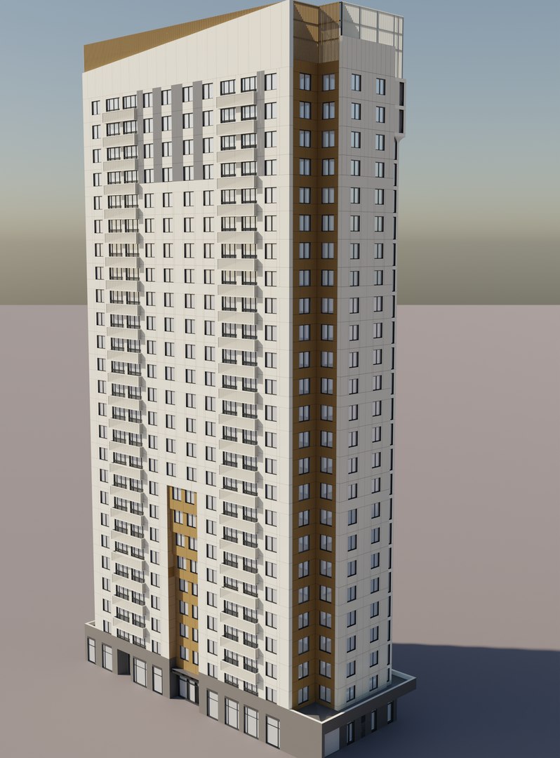 Modern Building 3D Model - TurboSquid 2147946