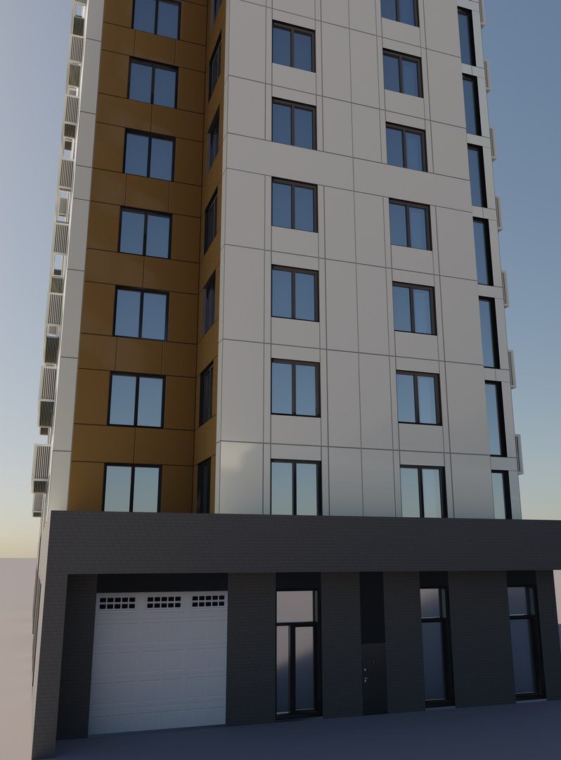 Modern Building 3D Model - TurboSquid 2147946