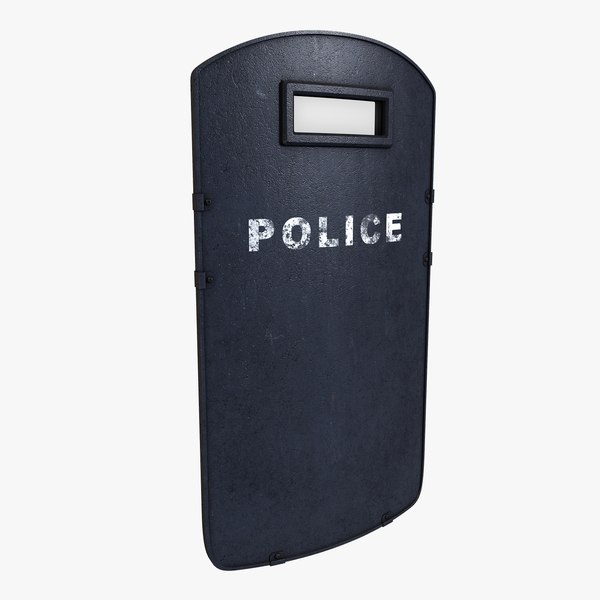 riot ballistic shield 3d fbx