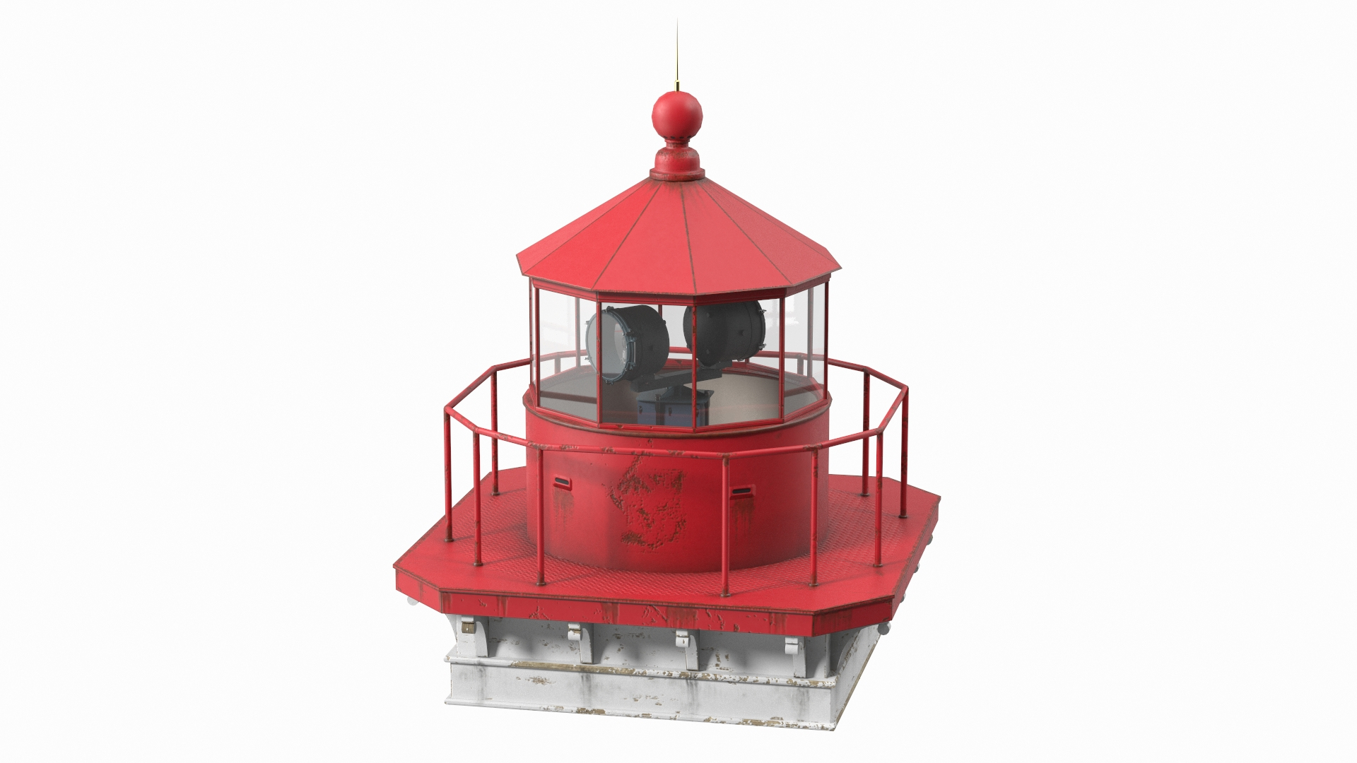 Lighthouse Top 3D Model - TurboSquid 1736722