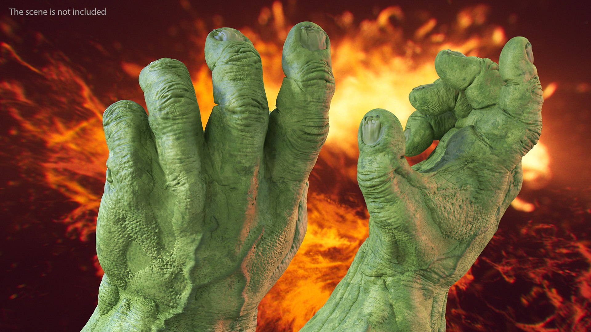 Hulk Hands Idle 3D model - TurboSquid 1902678