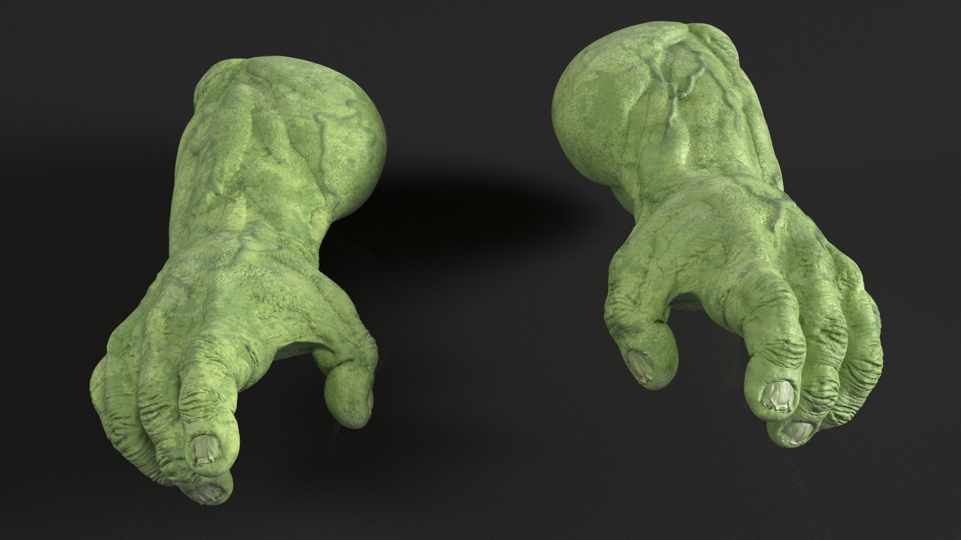 Hulk Hands Idle 3D model - TurboSquid 1902678