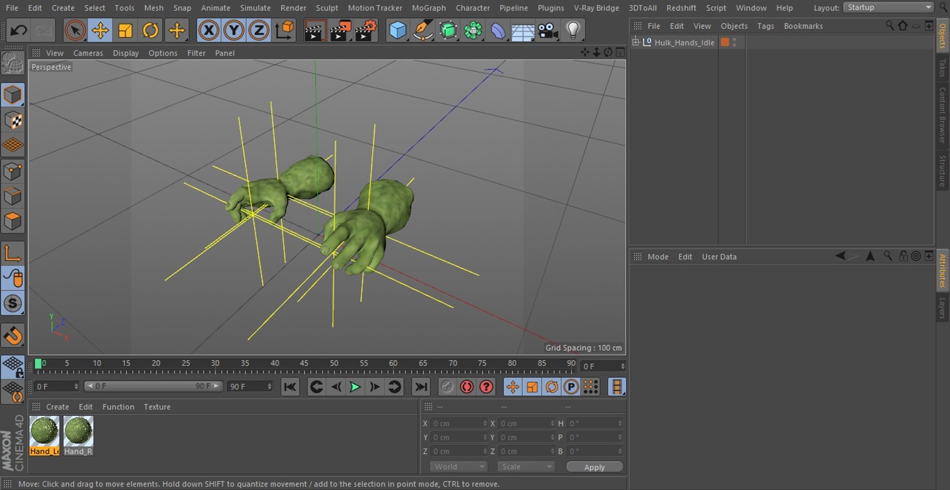 Hulk Hands Idle 3D model - TurboSquid 1902678