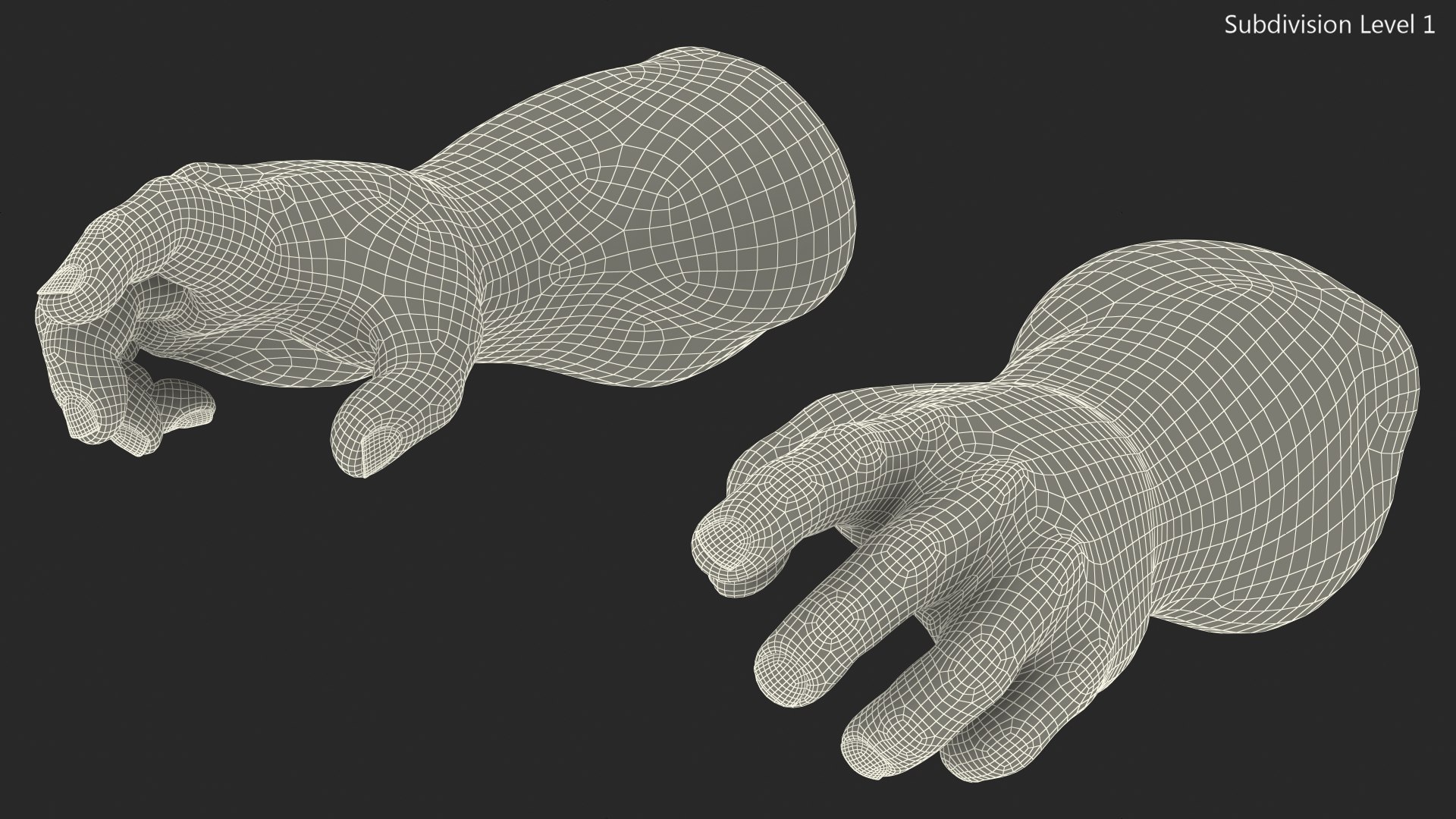 Hulk Hands Idle 3D model - TurboSquid 1902678